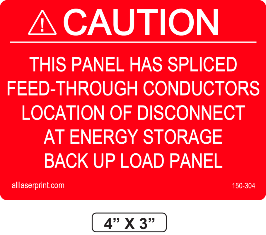 #150-304 Warning Label